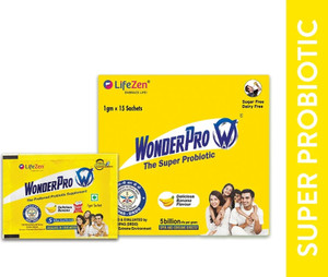 Wonderpro Probiotic Supplement Sugarfree 15 Sachets | For Digestion ...