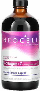 NeoCell Collagen + C Pomegranate Liquid, 4 g, 16 fl oz (473 ml) Price ...