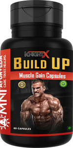 KnightX Muscle Gain Pro 60 Capsules For Fast Weight & Muscle Gain ...