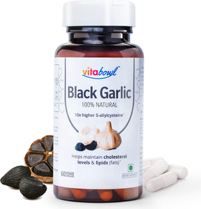 vitabowl Black Garlic Capsules (Sourced from South Korea) with 10x ...