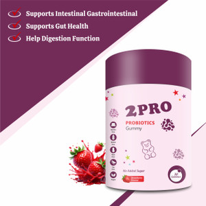 Aesthetic Softcaps PROBIOTICS GUMMIES |2PRO|No Added Sugar | Strawberry ...