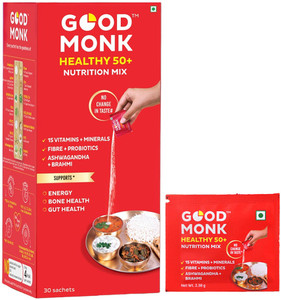 Good Monk Healthy 50+ Nutrition Mix (Add to Food) - Multivitamin with ...