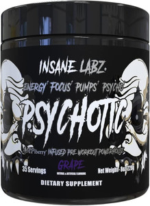 insane labz Psychotic BLACK pre workout Grape Flavor Price in India ...