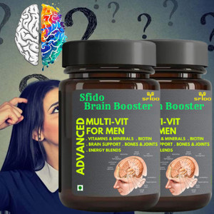 Secure Healthcare Sfido Brain Booster, Study Focus, Ashwagandha ...