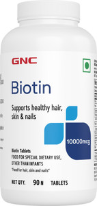 GNC Biotin 10000mcg Tablets Price in India - Buy GNC Biotin 10000mcg ...