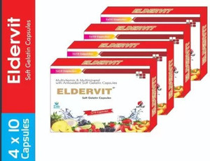ELDERVIT CAPSULE MULTIVITAMIN AND MINERAL SOFTGEL CAPS WITH ANTI ...