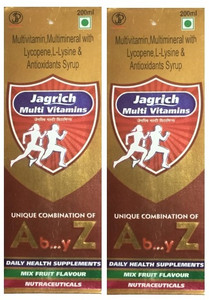 JAGSONPAL JAGRICH MULTIVITAMIN AND MULTIMINERAL SYRUP (2*200ML) Price ...