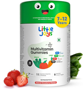 Little Joys Multivitamin Gummies for Kids 7-12 years | Strawberry ...