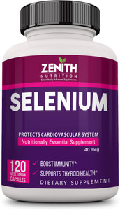 Zenith Nutrition Selenium 40-mcg Capsules Price in India - Buy Zenith ...