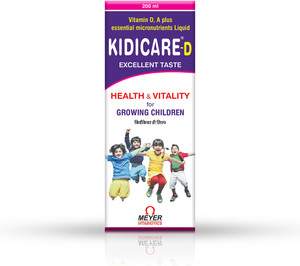 Kidicare Multivitamin Syrup For Children Upto 12 Years For Health ...