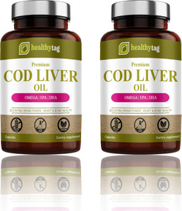Healthy Tag Cod Liver Oil Softgel Capsules (K238) Price in India - Buy ...