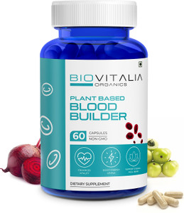 BIOVITALIA Blood Builder|Dietary Iron Supplement|Promotes Red Blood ...
