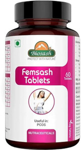 BIOSASH Femsash Tablets | Ayurvedic Support for PCOS & Hormonal Balance ...