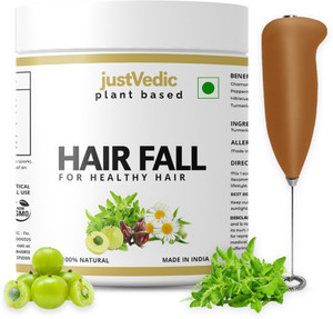 justvedic Hair Fall Drink Mix - Helps with Hair Fall, Shine, Repair ...