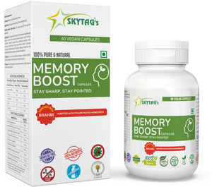 skytag bioteq Memory Boost Capsule Nutritional Supplement for Brain ...