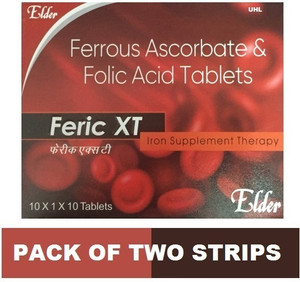 Uhl ELDER LABS PHARMA IRON SUPPLEMENT OR IRON TABLET FERIC XT (2*10TAB ...