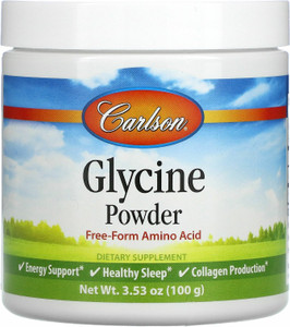 Carlson Glycine Powder, Free Form Amino Acid, 3.53 oz (100 g) Price in ...