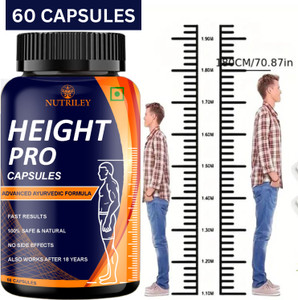NUTRILEY Height Increase Medicine, Height Growth Capsule, Height Gainer ...