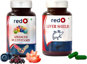 redo Combo Pack Of Liver Shield & Multivitamin Tablets Price in India ...