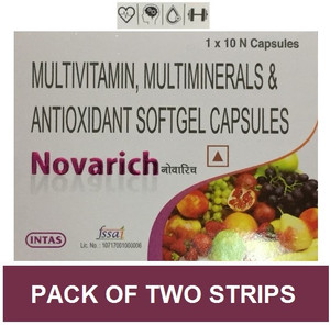 INTAS NOVARICH MULTIVITAMIN SOFTGEL CAPSULES WITH ANTI OXIDANTS (2 ...