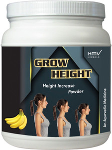 HMV Herbals Grow Height- Height Growth Herbal Powder (Banana Flavor ...