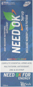 LIFE STYLE STUDIO NEED OK Mixed Fruit Flavour Syrup Complete Essential ...