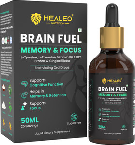 healeo Brain Fuel Drops for Memory & Focus Price in India - Buy healeo ...