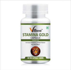 VLTAVA Stamina Gold Capsule | Strength & Stamina | Power & Performance ...