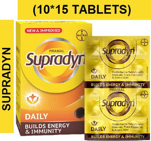 piramal SUPRADYN MULTIVITAMINS AND MINERALS TABLET (10*15TABLET) Price ...
