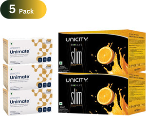 unicity Feel Great Pack - 3 Unimate, 2 Bios Life Slim For weight loss ...