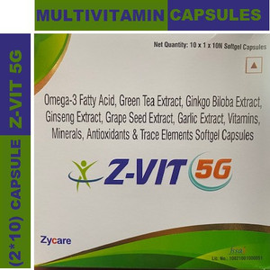 zycare Z VIT 5G MULTIVITAMIN AND MINERALS CAPSULE WITH ANTIOXIDANTS (2 ...