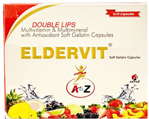 DOUBLE LIPS Eldervit antex MULTIVITAMIN & MULTIMINERAL ANTIOXIDANT ...