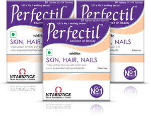 Perfectil Triple Action formula with Biotin a for healthy Skin, Hair ...