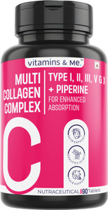Vitamins & Me Multi Collagen Complex with Type I, II, III, V & X ...