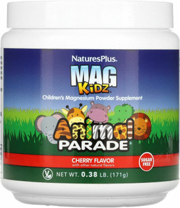 NaturesPlus Mag Kidz, Animal Parade, Children's Magnesium Powder ...