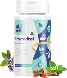 4UWell Thyrovita 500mg | Thyroid Support Supplement | Hormonal Balance ...