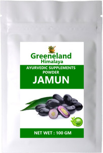 GREENELAND Natural JAMUN POWDER ( 100 GM) Price in India - Buy ...