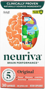 Schiff Neuriva Brain Performance, Original, 30 Capsules Price in India ...