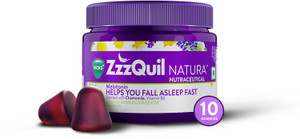 Vicks ZzzQuil Natura, Non-Addictive Sleep Gummy, Melatonin helps you ...
