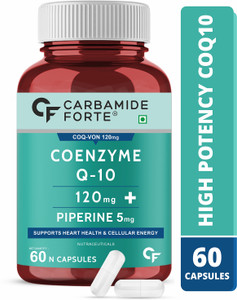 CARBAMIDE FORTE Coenzyme (coq10) 120mg with Piperine 5mg, Good Health ...