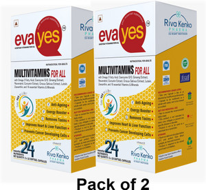 Riva Kenko Eva Yes Multivitamins With Omega 3 Fatty acids and 16 ...