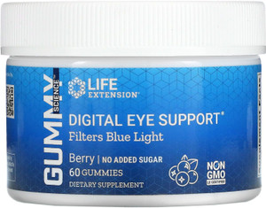 Life Extension Digital Eye Support, Filters Blue Light, Berry, 60 ...