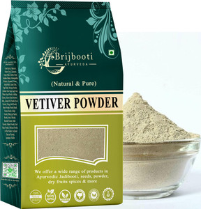 BrijBooti Vetiver Root Powder | Khus Root Powder | Vetiveria ...