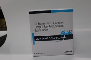 GENFORD Co-Enzyme Q10 L-Arginine Omega-3 Fatty Acids, Selenium & Zinc ...