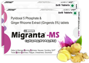 MIGRANTA MS for NVP Nausea Vomiting In Pregnancy & Motion Sickness ...