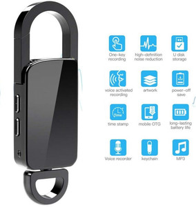 Bzrqx Spy HD Hidden Micro 8GB Inbuilt Small Size 4K Digital Sound Voice ...