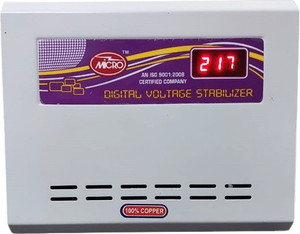 Micro 5KVA COPPER MICRO DIGITAL VOLTAGE STABILIZER FOR 2 TON INVERTOR ...
