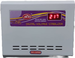 Micro 4KVA COPPER MICRO DIGITAL STABILIZER FOR 1.5 Ton INVERTER AC ...