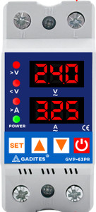 GADITES Voltage Guard with Auto Recovery 1Phase 220V, 63A Over/Under ...