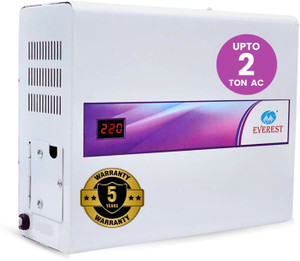 EVEREST 5 KVA Triple Booster Wall Mountable Upto 2.5 Ton AC Stabilizer ...